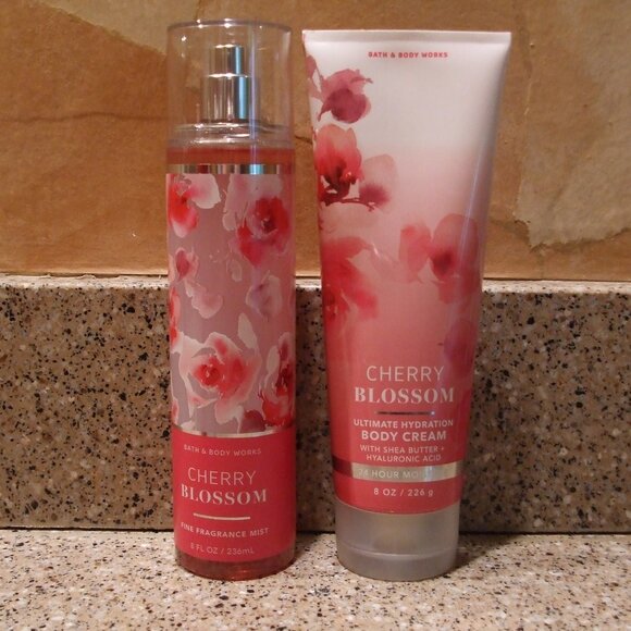 Bath & Body Works | Bath & Body | Bath Body Works Cherry Blossom Body Spray And Body Creme New ...